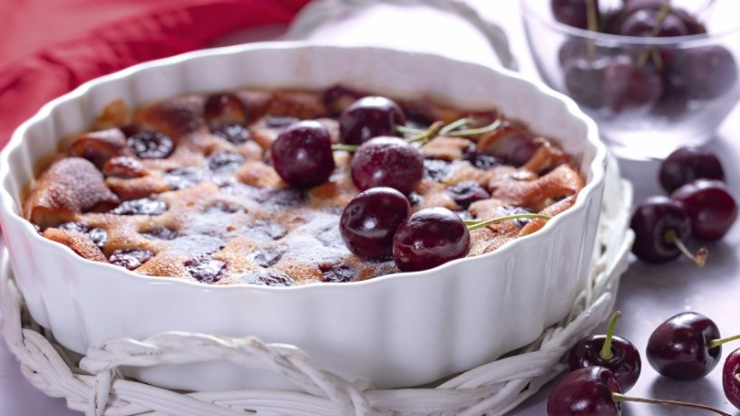 Cherry clafoutis